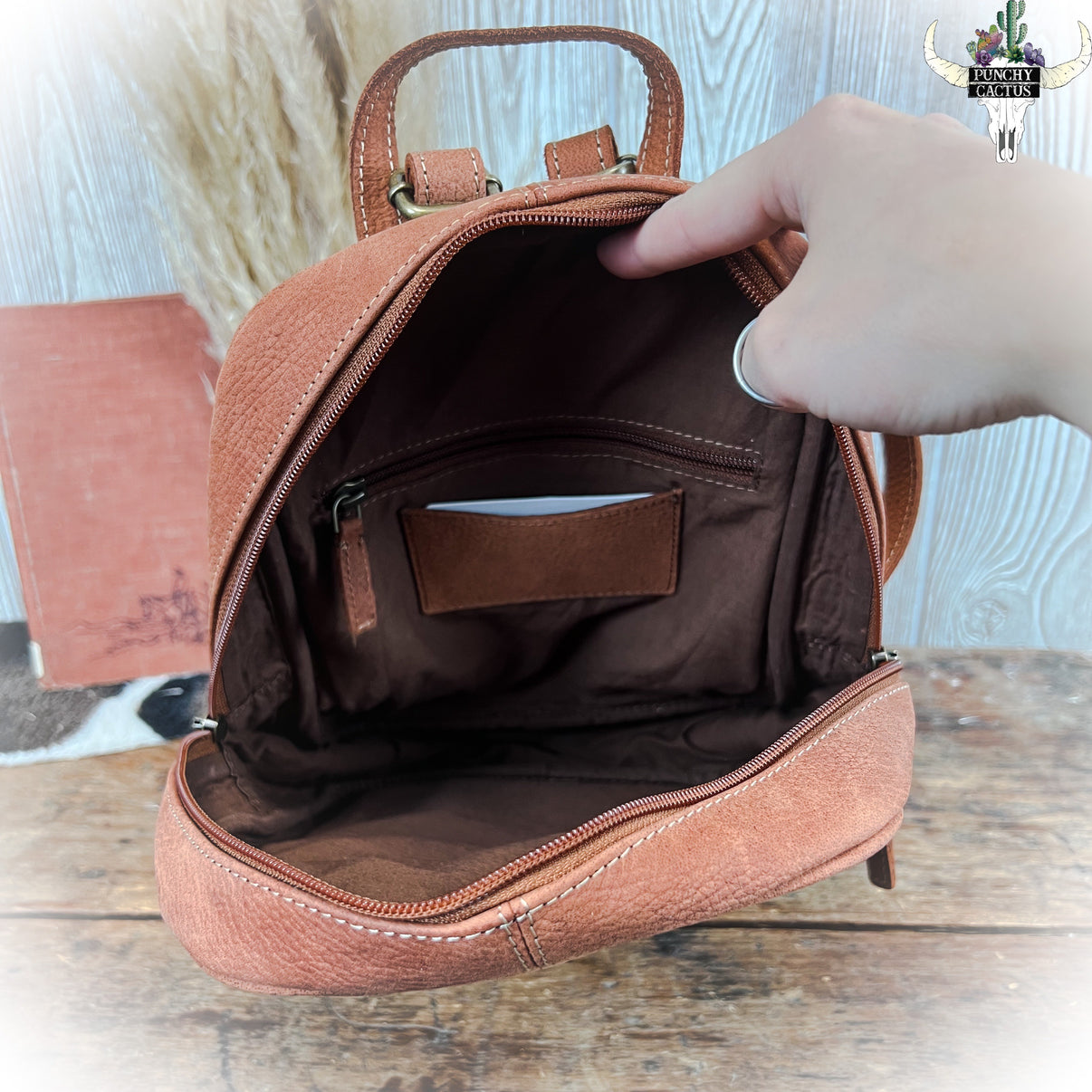 Western Backpack Purse | Punchy Cactus | Western Boutique – Punchy ...